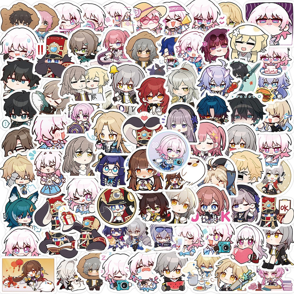 Honkai Star Rail Stickers Set – Teyvat Factory